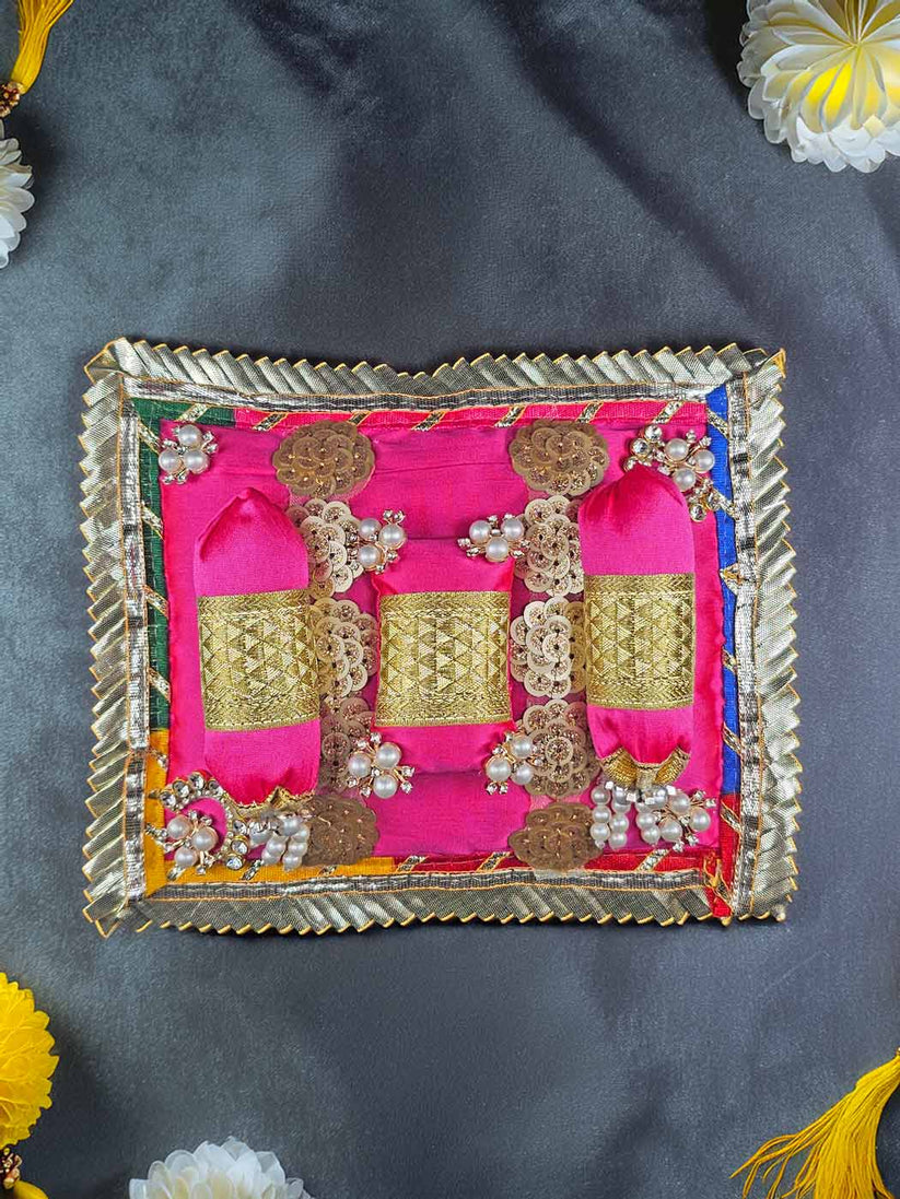 Laddu Gopal Ji ke Liye Stylish Bistar set | OM Poshak
